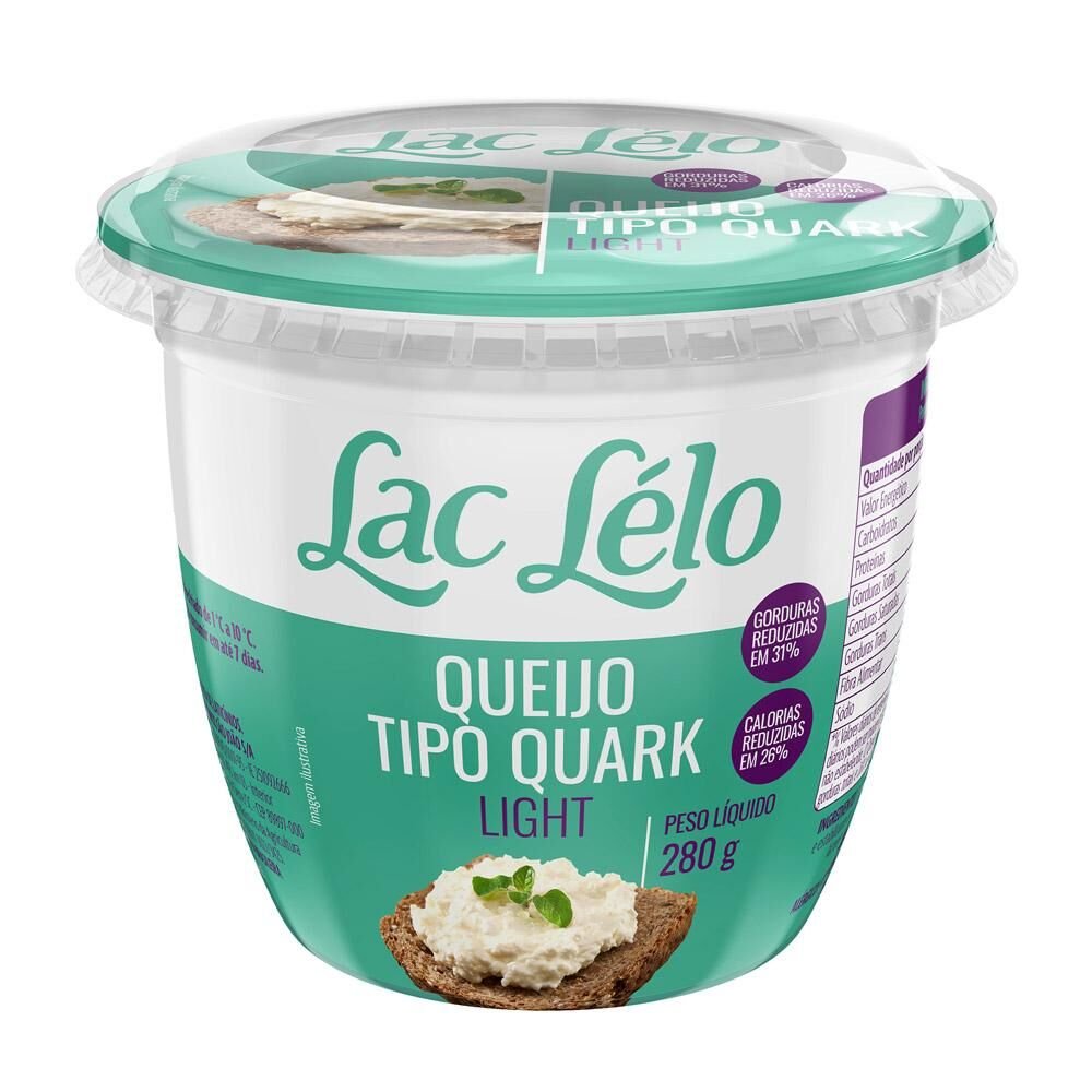 Queijo Quark LAC LÉLO Light 280g