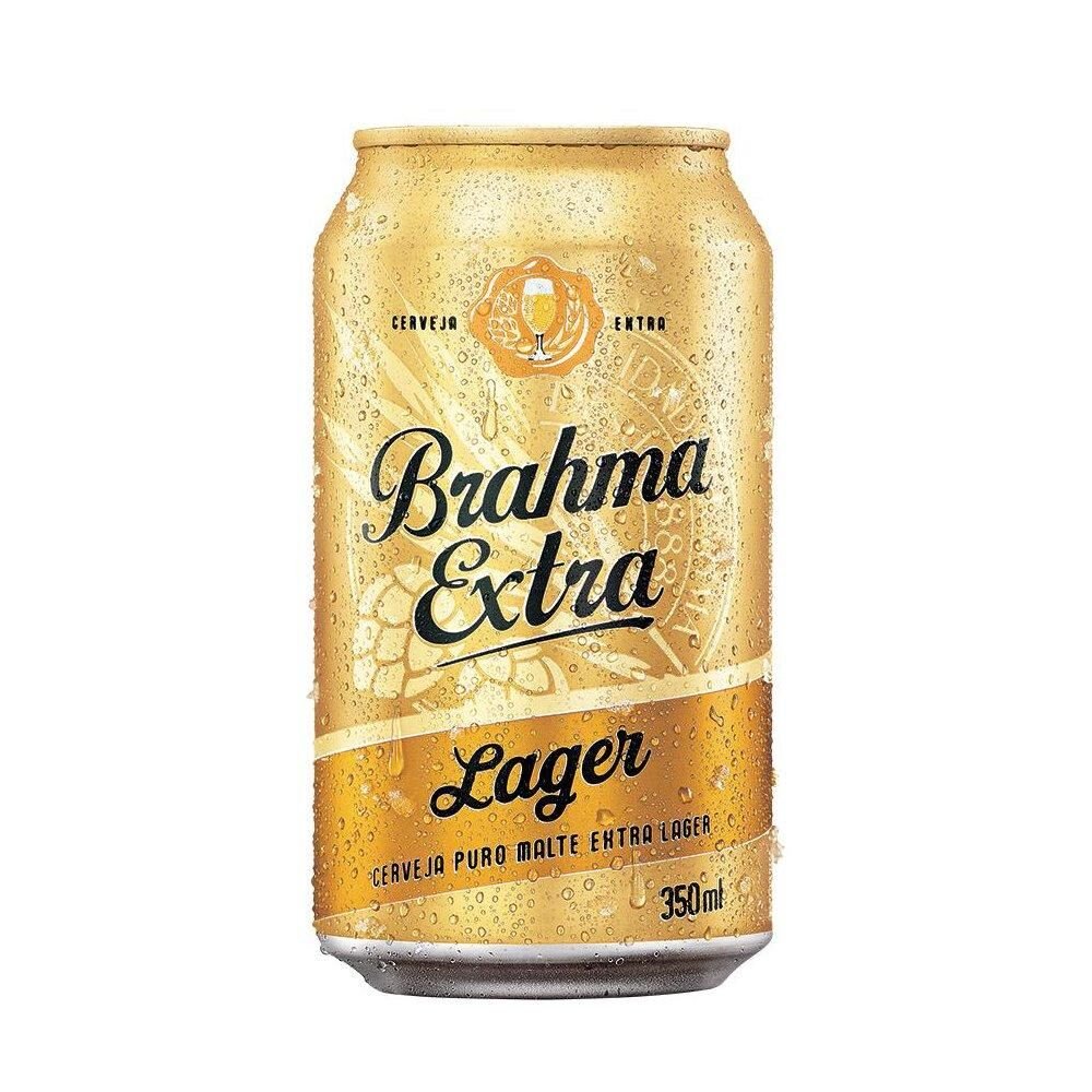 Cerveja Brahma Extra Lager Puro Malte 350ml Lata