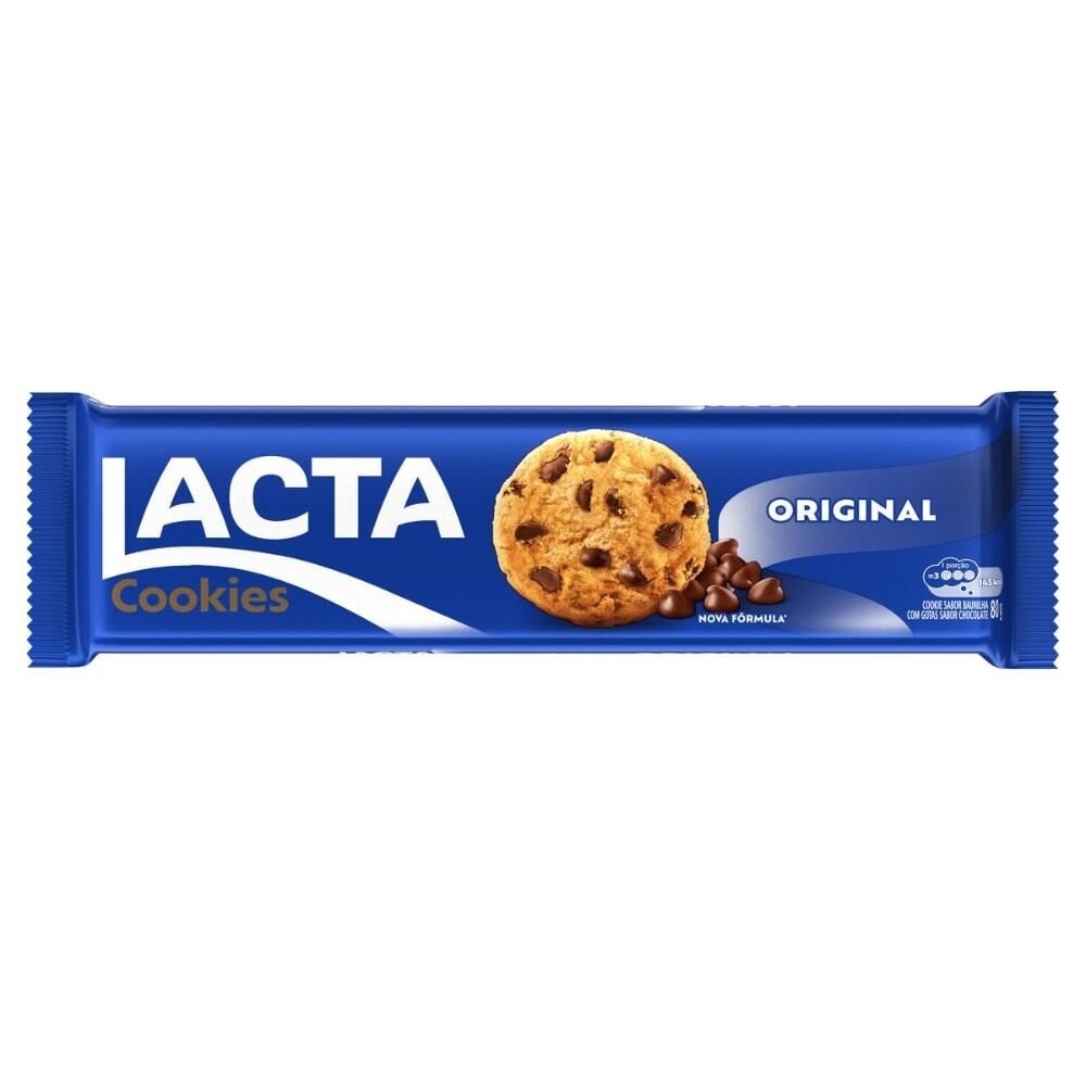 Biscoito LACTA Cookies ao Leite 80g