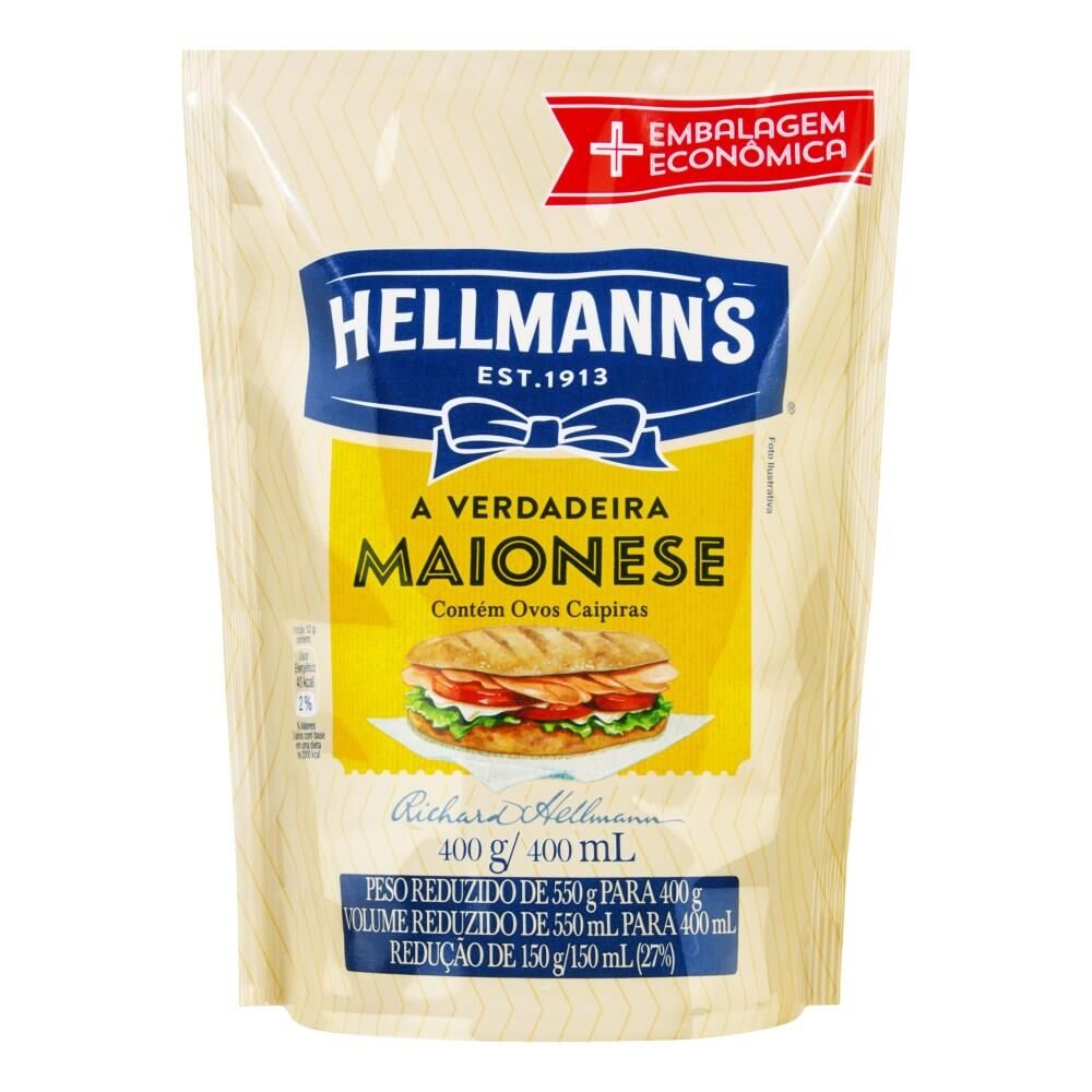 Maionese HELLMANN'S Sachê 400g