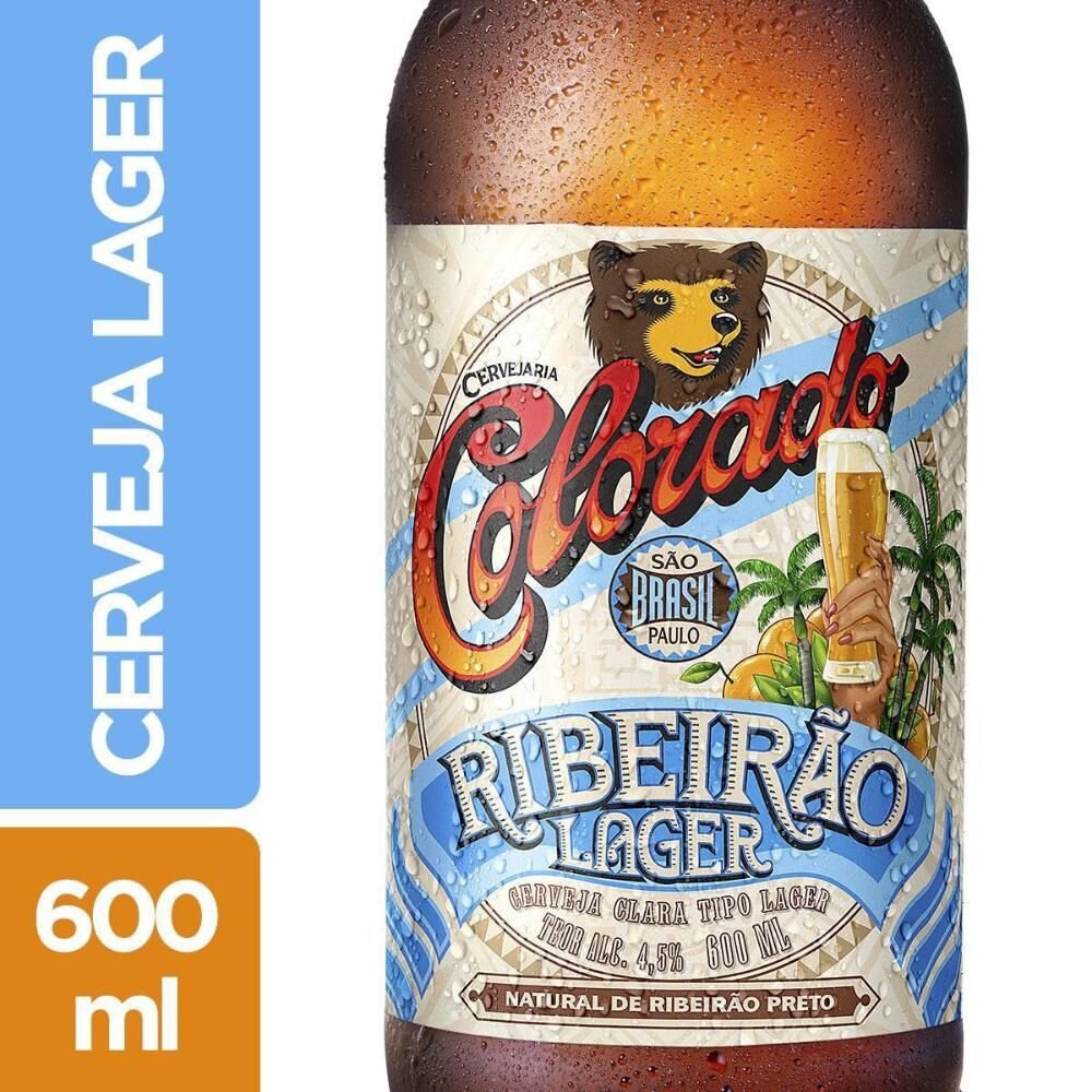 Cerveja COLORADO Ribeirão Lager 600ml