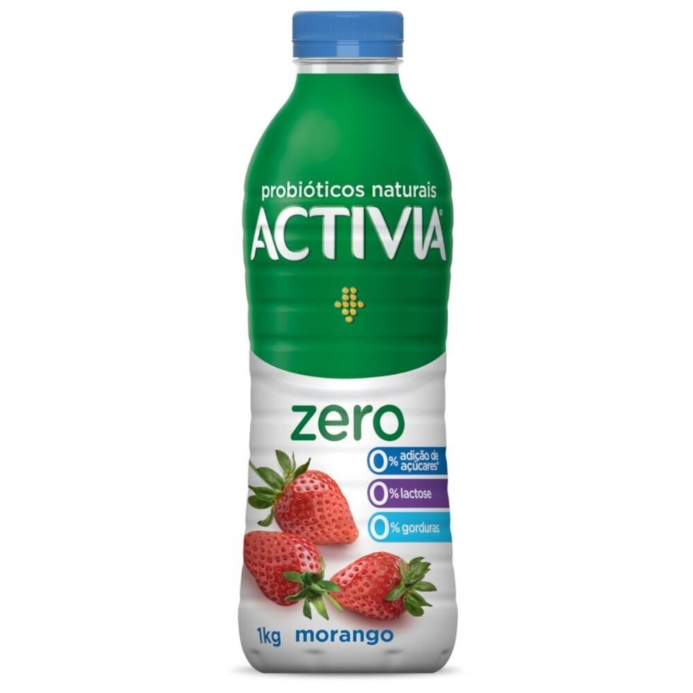 Iogurte Probióticos ACTIVIA Zero Liquido Morango 1000g