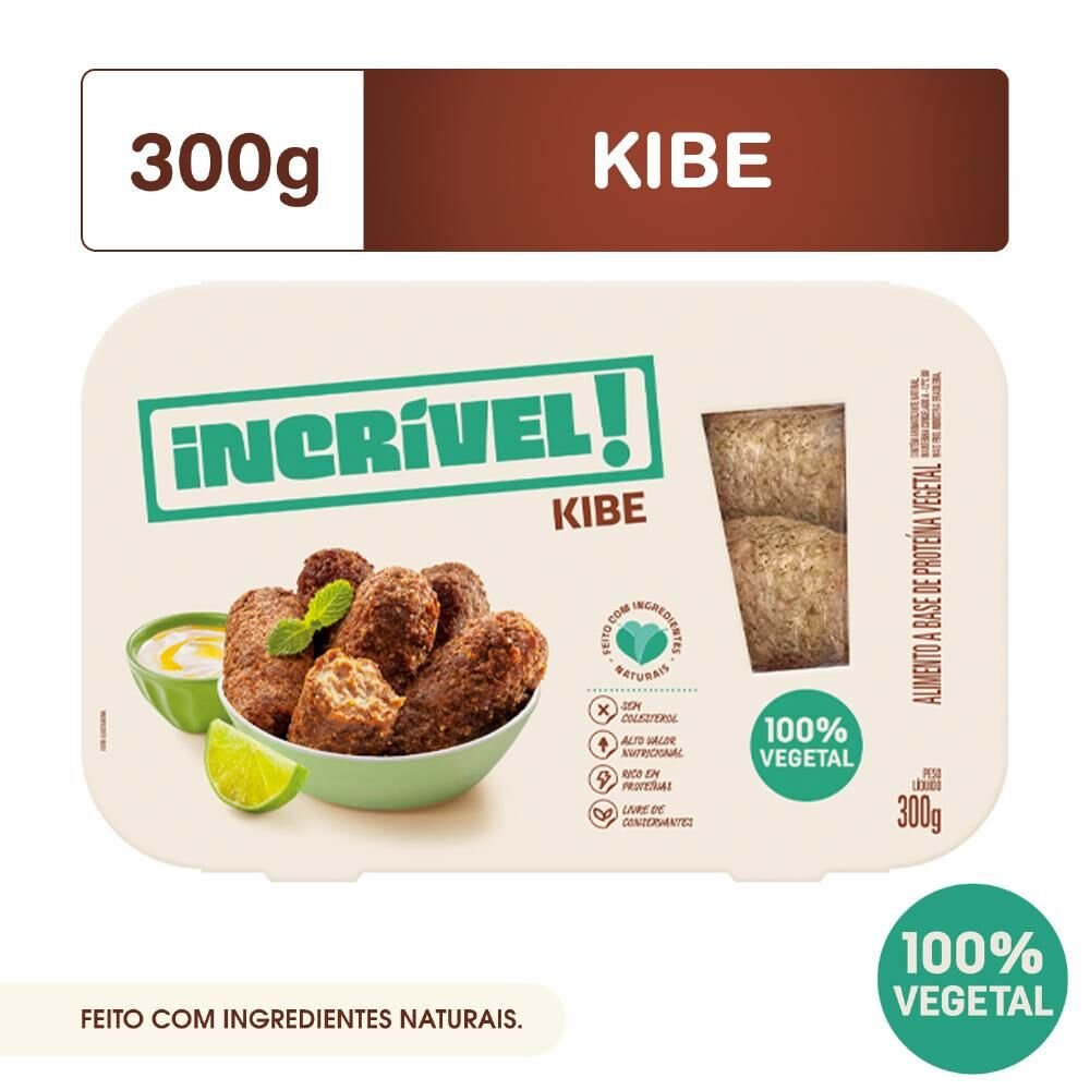 Incrível Kibe SEARA 100% Vegetal 300g