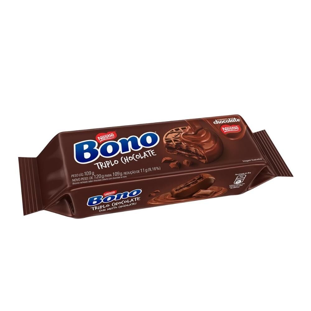 Biscoito BONO Recheado Chocolate 109g