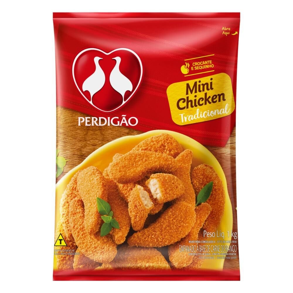 Mini Chicken de Frango PERDIGÃO Tradicional Congelado 1kg