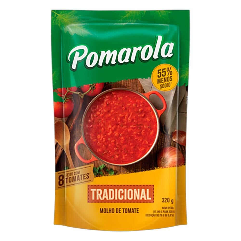 Molho de Tomate POMAROLA Tradicional 320g