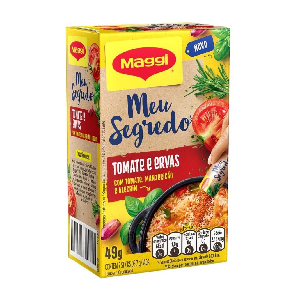 Tempero MAGGI Meu Segredo Tomate e Ervas 49g