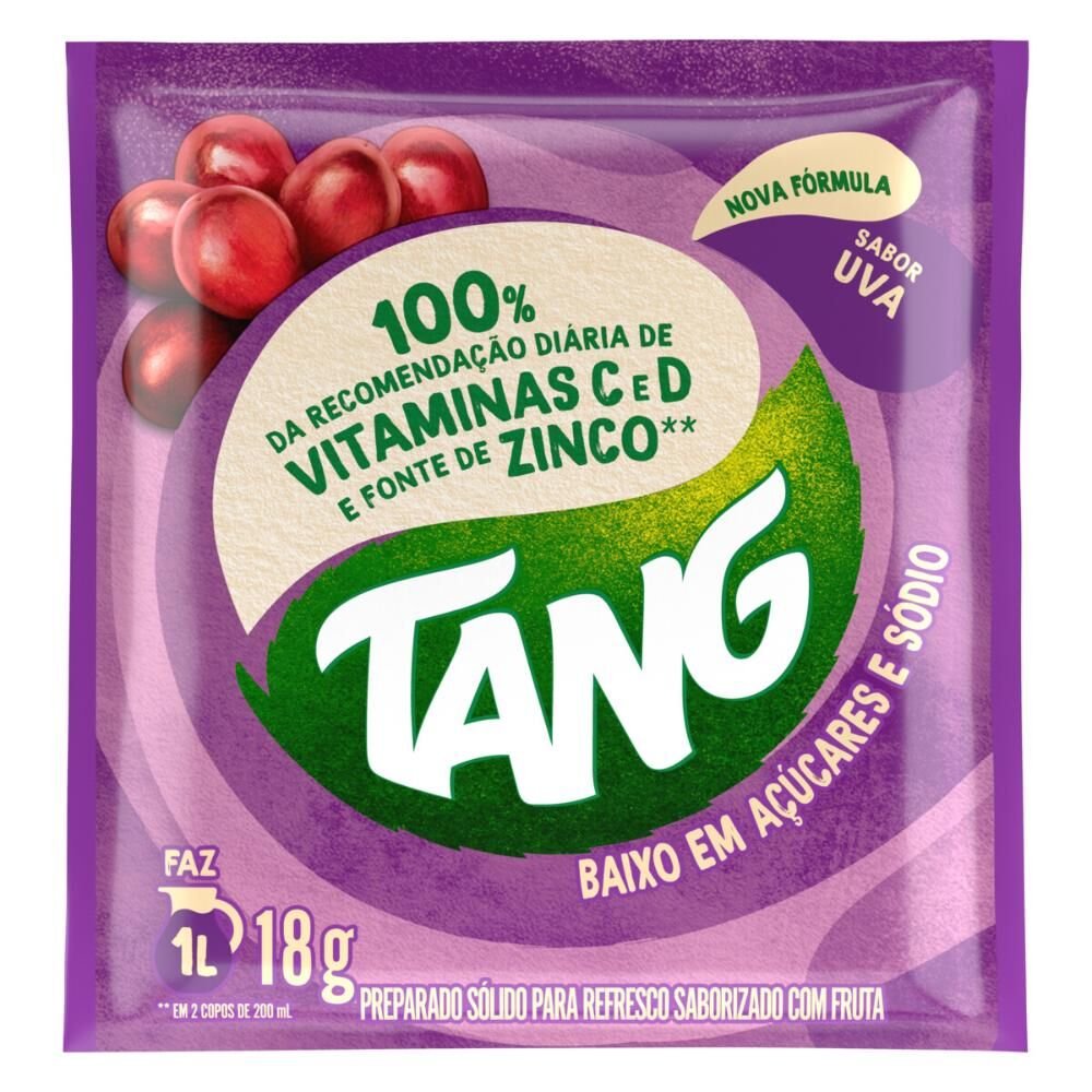 Refresco em pó TANG uva 18g