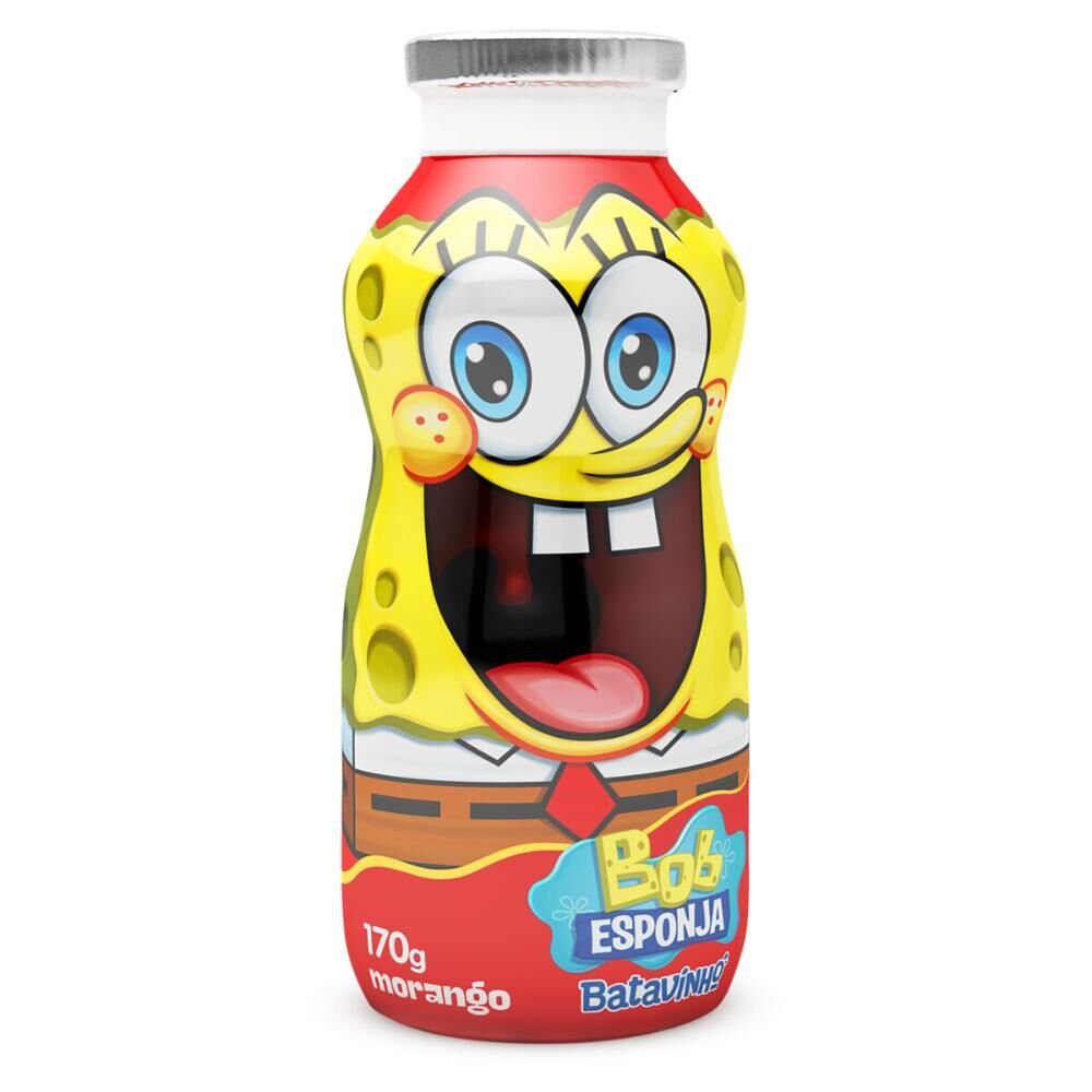 Iogurte BATAVO Batavinho Bob Esponja Morango 170g